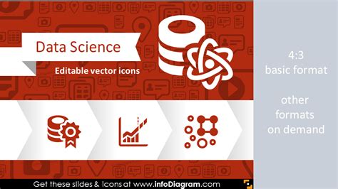 Data Science Big Data Analytics Icons Flat Ppt Clipart