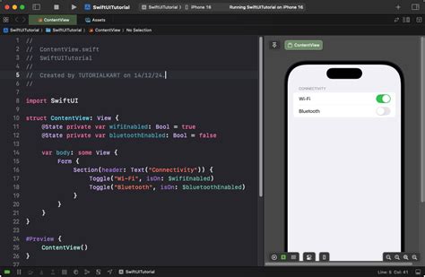 Swiftui Toggle Syntax And Basic Examples