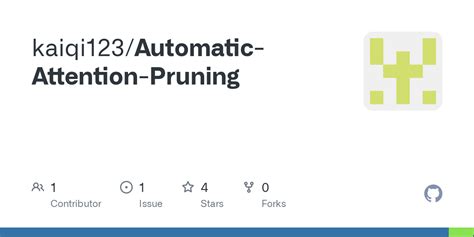 Github Kaiqi123automatic Attention Pruning