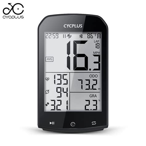 Cycplus M1 Gps Bicycle Computer Ant Bluetooth Speedometer Wireless