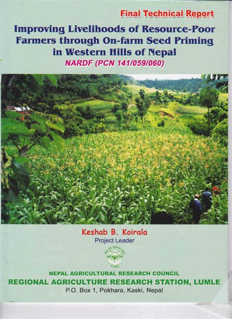 Pdf On Farm Seed Priming On Maize A Sustainable Approach To Increase Maize Production And