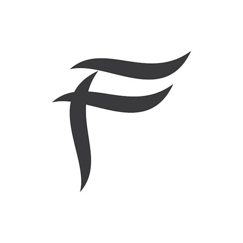 Premium Vector F Initial Letter