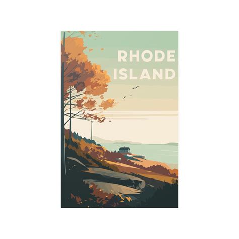 Rhode Island Travel Poster Etsy