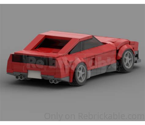 Lego Moc Pontiac Fiero By Mightbemike Rebrickable Build With Lego
