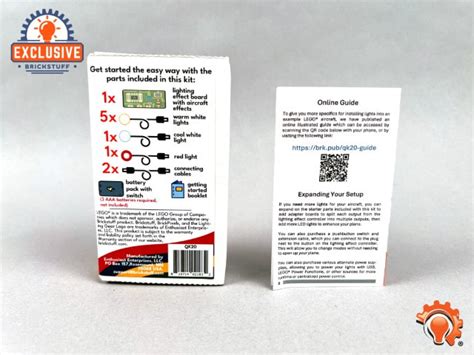Lighting Starter Kit For LEGO Aircraft Brickstuff Hobby Electronics