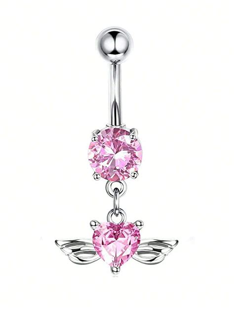 Piercing De Anillo De Ombligo Con Diseño De Mariposa Para Mujeres 14g