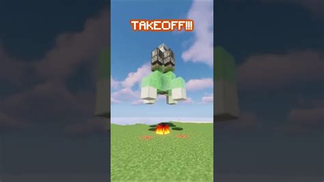 Realistic Working Rocket In Minecraft Insane Youtube