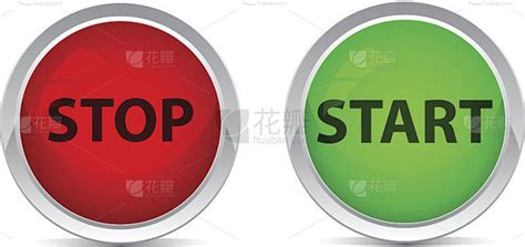 按钮停止和启动。