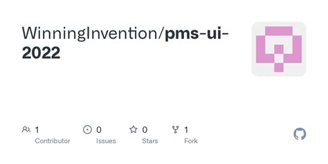 Github Winninginvention Pms Ui 2022