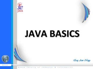 PPT JAVA BASICS PowerPoint Presentation Free Download ID