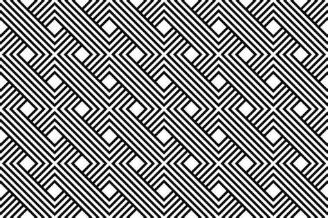 Premium Vector Black And White Seamless Geometric Pattern