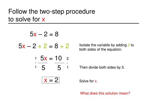 Ppt Solving Equations With Variables On Both Sides Of The Equal Sign