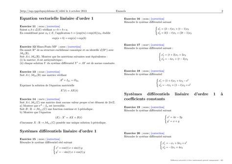 Solution Exercises With Answer 1st Order Nonlinear Differential