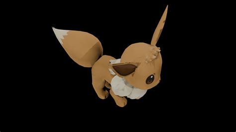 Pokemon Eevee Animated Game Already 3d Model Turbosquid 2359664