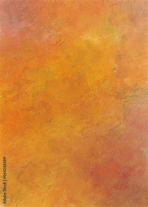 거친 시멘트 바닥 느낌의 바탕에 칠해진 오렌지색 바탕 그림 Stock Illustration Adobe Stock