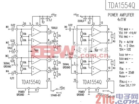 Tda2052功放电路图 A20放70w电路图 A 大山谷图库