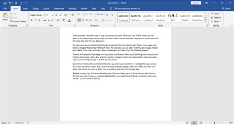 How To Insert Text In MS Word Insert Text In MS Word