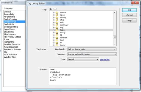 Auto Indenting In Dreamweaver Cs6 Adobe Community 4220984