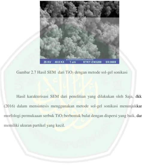 Tinjauan Pustaka Sintesis Dan Karakterisasi Tio2 Terdoping Gadolinium Gd3 Dengan Metode S