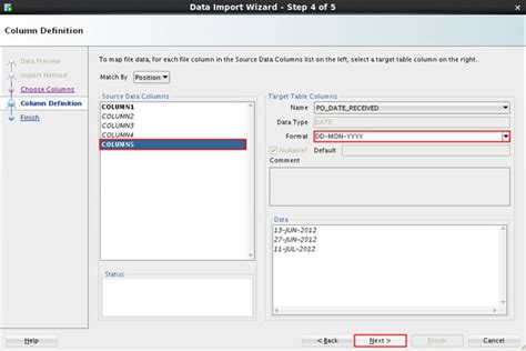 Manage Tables Using Sql Developer