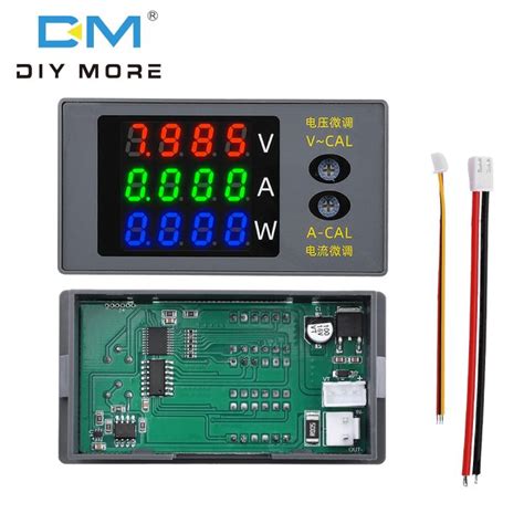 Diymore DC V A W Digit High Precision Digital Voltage And Current Power Meter