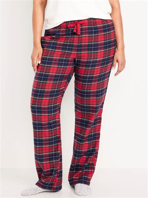 Mid Rise Flannel Pajama Pants For Women Old Navy