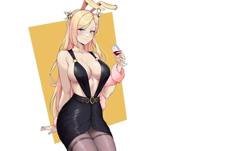 Wallpaper Kawaii Girl Hot Sexy Boobs Anime Blonde Breasts For
