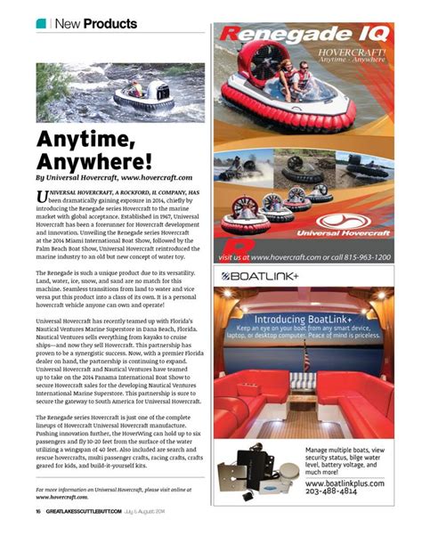 Great Lakes Scuttlebutt Summer Issue Page Great Lakes Scuttlebutt Summer Issue Page