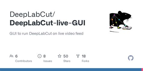 Github Deeplabcutdeeplabcut Live Gui Gui To Run Deeplabcut On Live Video Feed