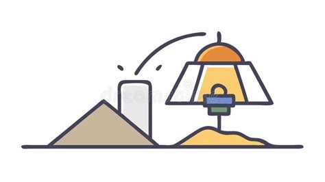Warning Bell On Hill Notification And Alert System Vector Design