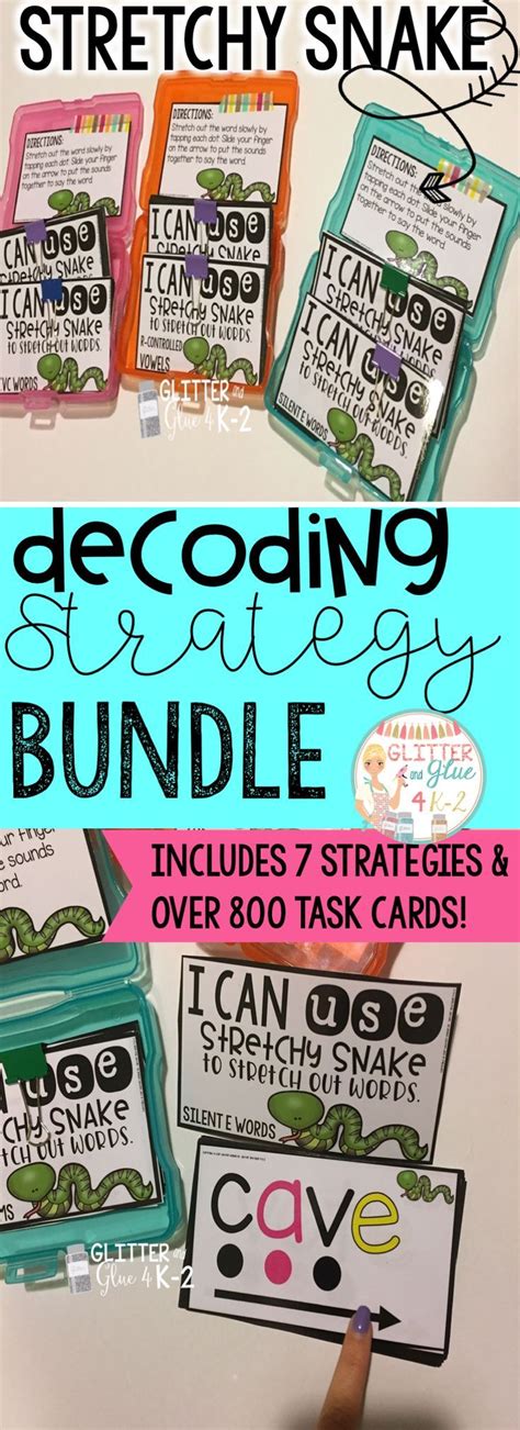 Decoding Strategy Task Card Bundle Science Of Reading Aligned Strategies SOR Decoding