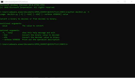 GitHub Quickutils Dec Bin Convert A Binary To Decimal And Decimal To Binary According To The
