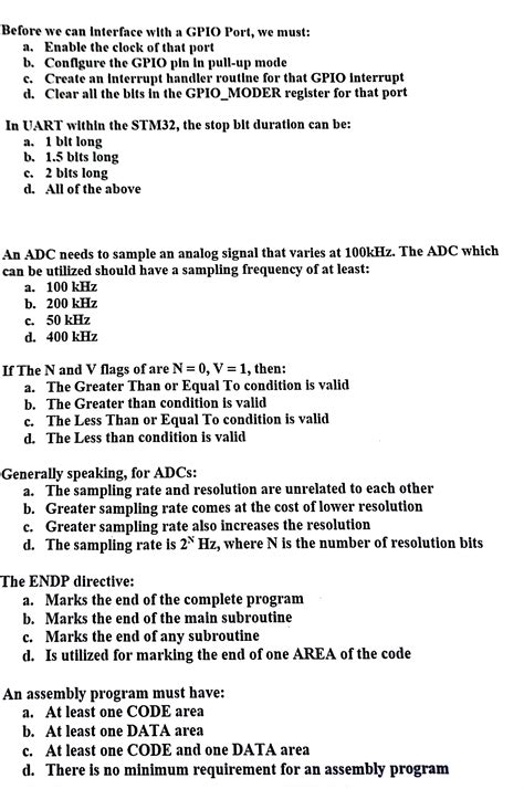 Solved Before We Can Interface With A GPIO Port We Must A Chegg