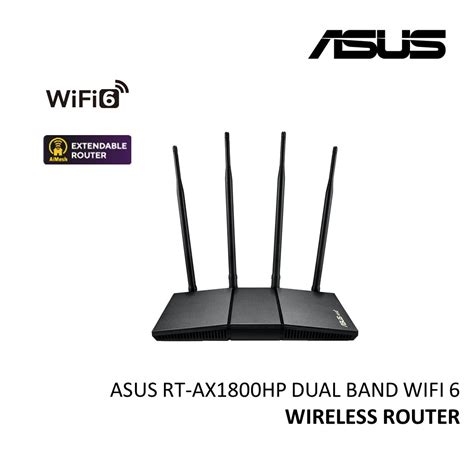 ASUS RT AX1800HP HIGH POWER DUAL BAND WiFi 6 ROUTER AI MESH Shopee Malaysia