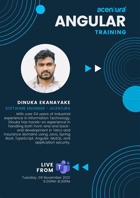 dinuka ekanayake on linkedin techtalks angular