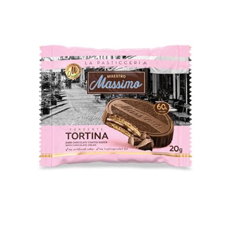 Massimo Tortina Chocolate Covered Wafers 7oz Fettermans Deli