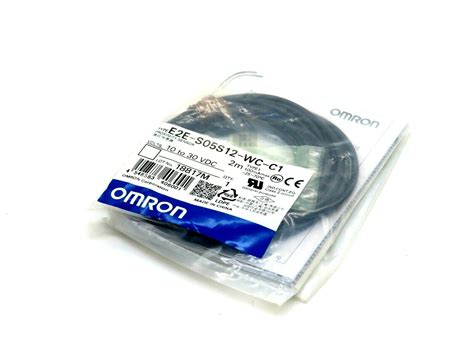 NEW OMRON E2E S05S12 WC C1 2M PROXIMITY SENSOR 10 TO 30VDC E2ES05S12WCC1 SB Industrial Supply