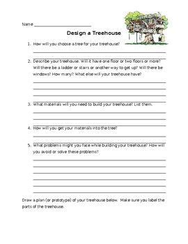 Design A Treehouse Third Grade Science Third Grade Tree House