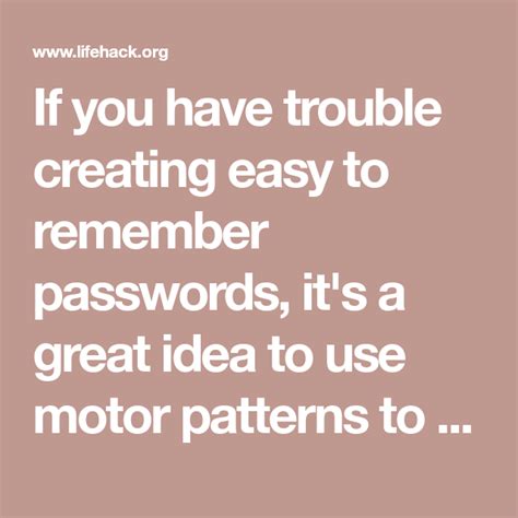 Remembered Passwords