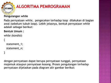Algoritma Pemograman Looping Pengulangan Pdf