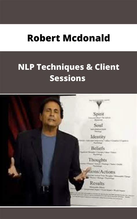 Robert Mcdonald Nlp Techniques And Client Sessions Available Now Kilocourse