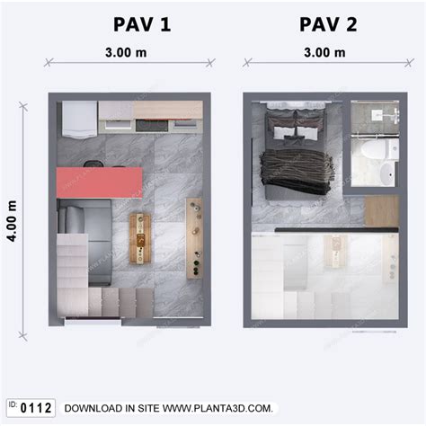 Planta De Kitnet 10 Modelos A Partir De R11 Mil Para Investir Artofit