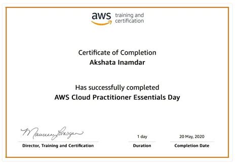 Akshata Inamdar On Linkedin Awscertification Aws Awstraining