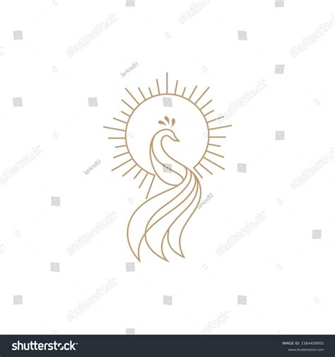 Peacock Line Over 12455 Royalty Free Licensable Stock Vectors