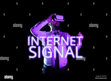 Conceptual Caption Internet Signal Internet Concept Signal Strength