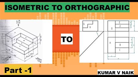 Orthographic Projection In Solid Edge Sketch 1 Caeg Caed Subject Youtube