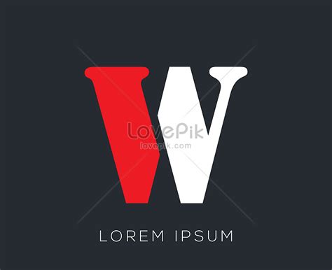초기 알파벳 W 로고 디자인 템플릿 일러스트 무료 다운로드 Lovepik