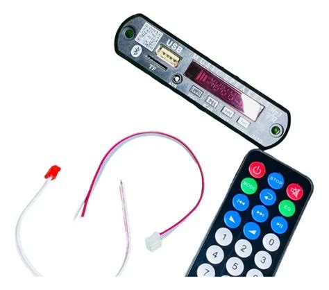 Modulo Bluetooh Amplificado Mp3 Usb Sd Cables Control