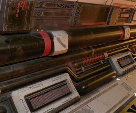 Artstation 4 Sci Fi Corridor Trim Sheet Textures [white Metal Rust Variant] [4k Pbr