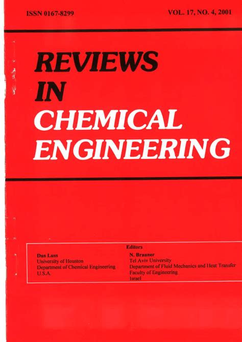 Pdf Reactive Distillation Design Analysis Of The Process Statics